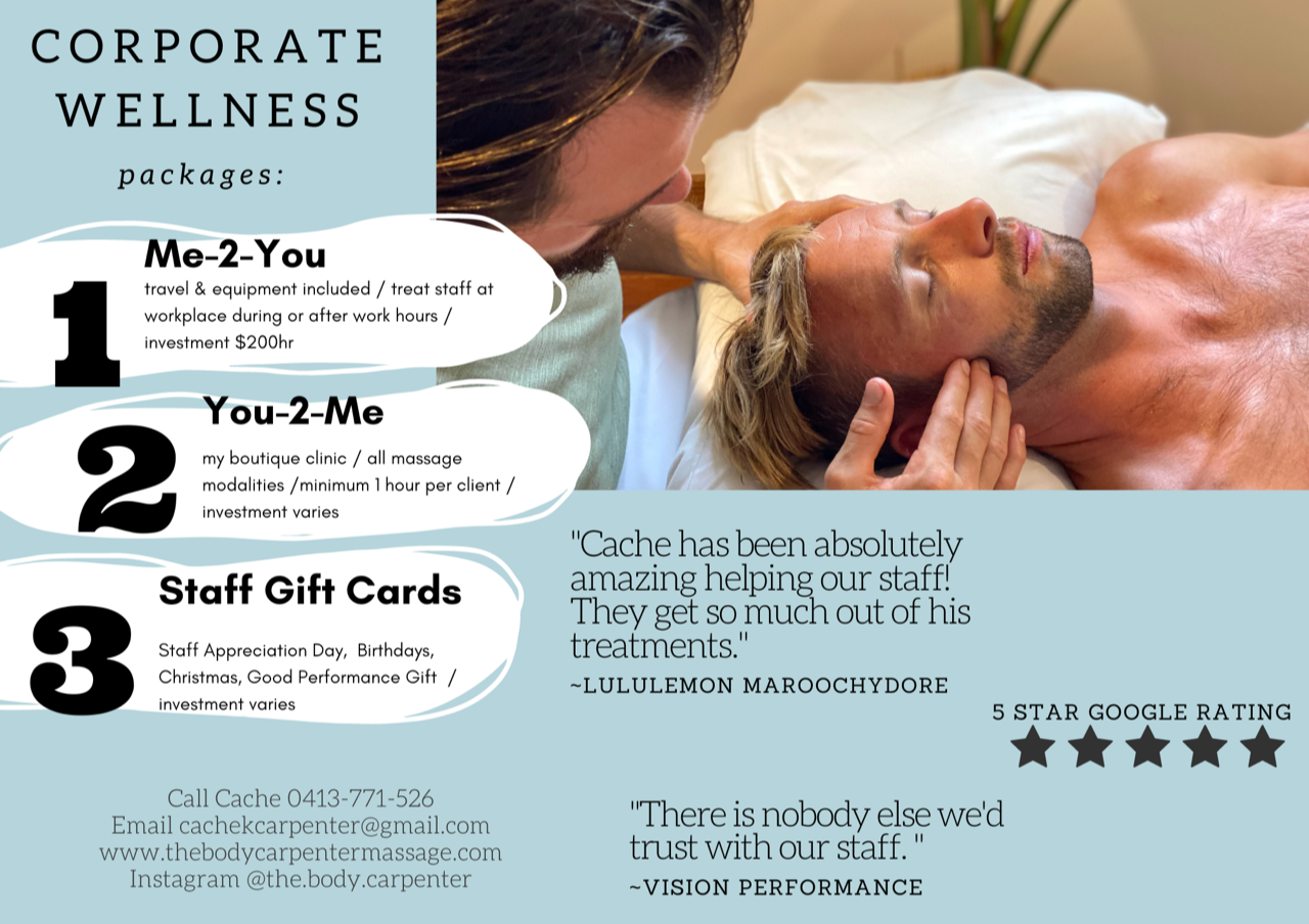 Events / Corporate - The Body Carpenter